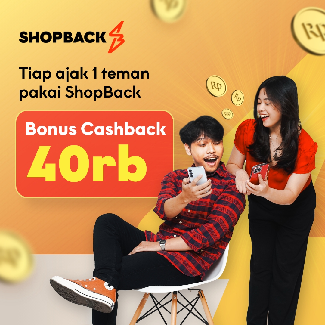 Selamat! Kamu bisa dapet Cashback 40rb!
